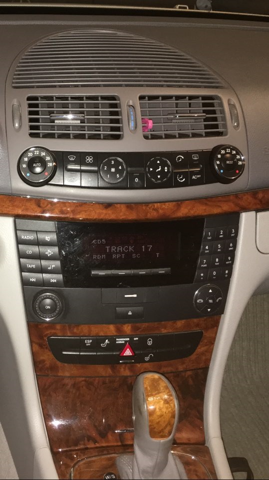 Пайка Аux — Mercedes-Benz E-Class (W211), 2,6 л, 2002 года | автозвук ...