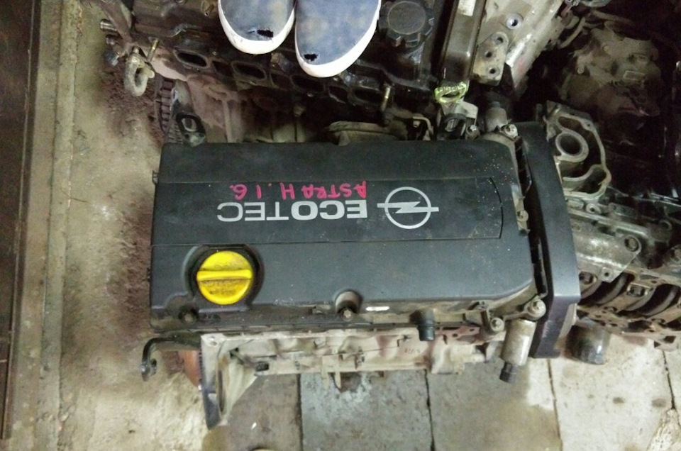 Opel Astra H 1.6 — Двигатель — Башразбор на DRIVE2