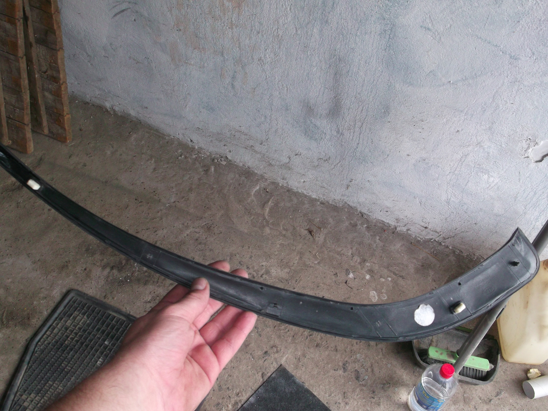 12. Установка молдингов (Продолжение пескоструй крыши) — KIA Magentis I ...