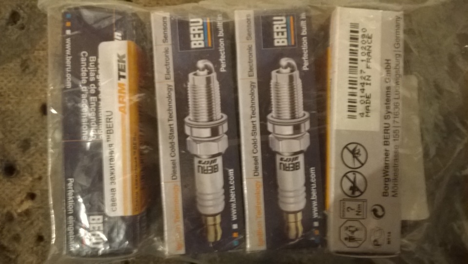 Свечи зажигания, Beru. — Renault Trafic (2G), 2 л, 2007 года | своими руками | DRIVE2