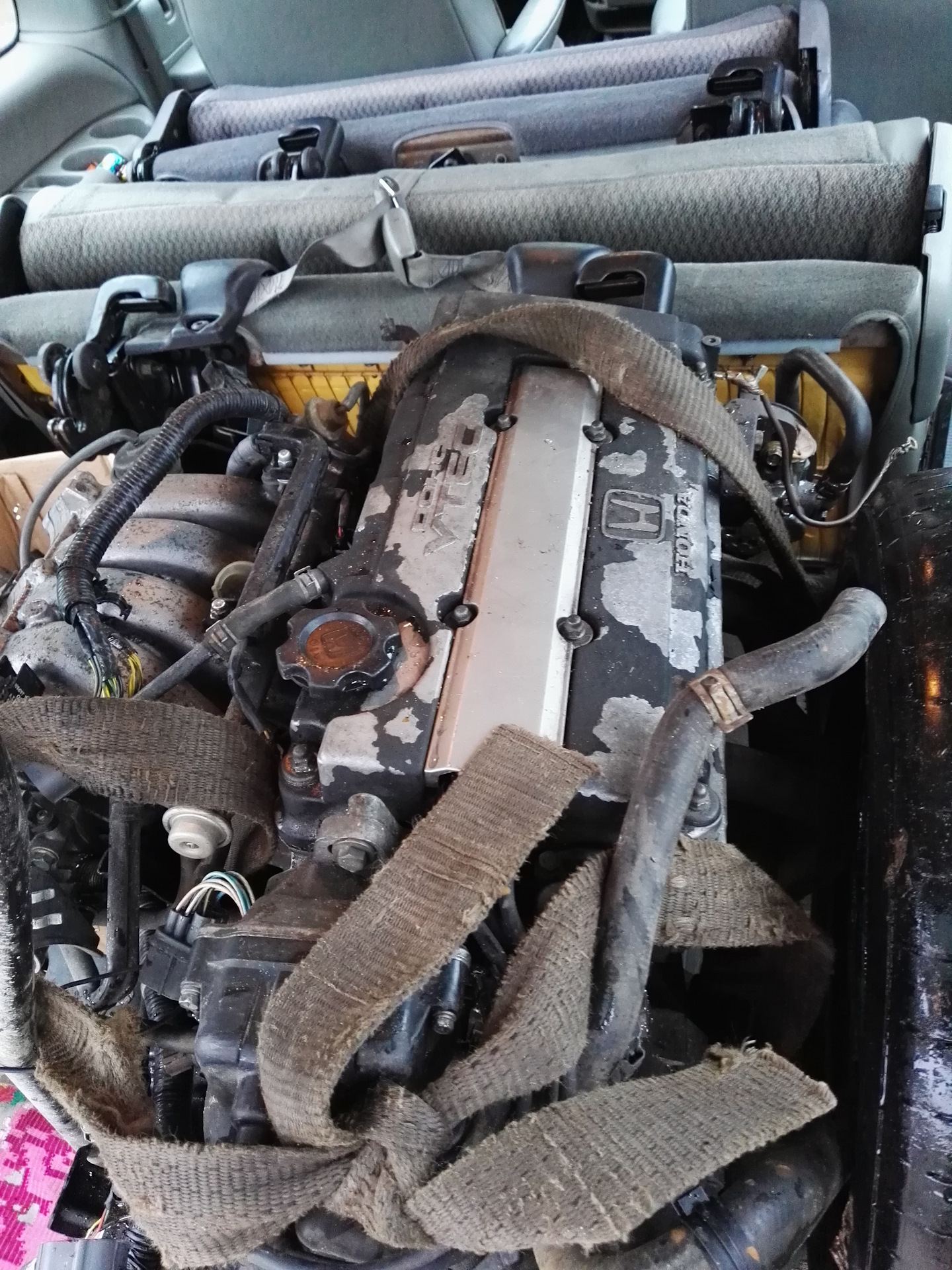 Приехал свап B18C4 — Honda Civic Hatchback (4G), 1,4 л, 1990 года ...