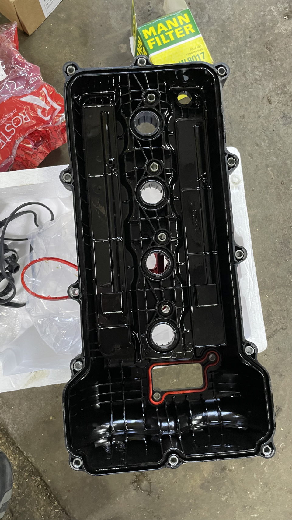 Замена клапанной крышки на алюминиевую G4FG — KIA Ceed (2G), 1,6 л ...