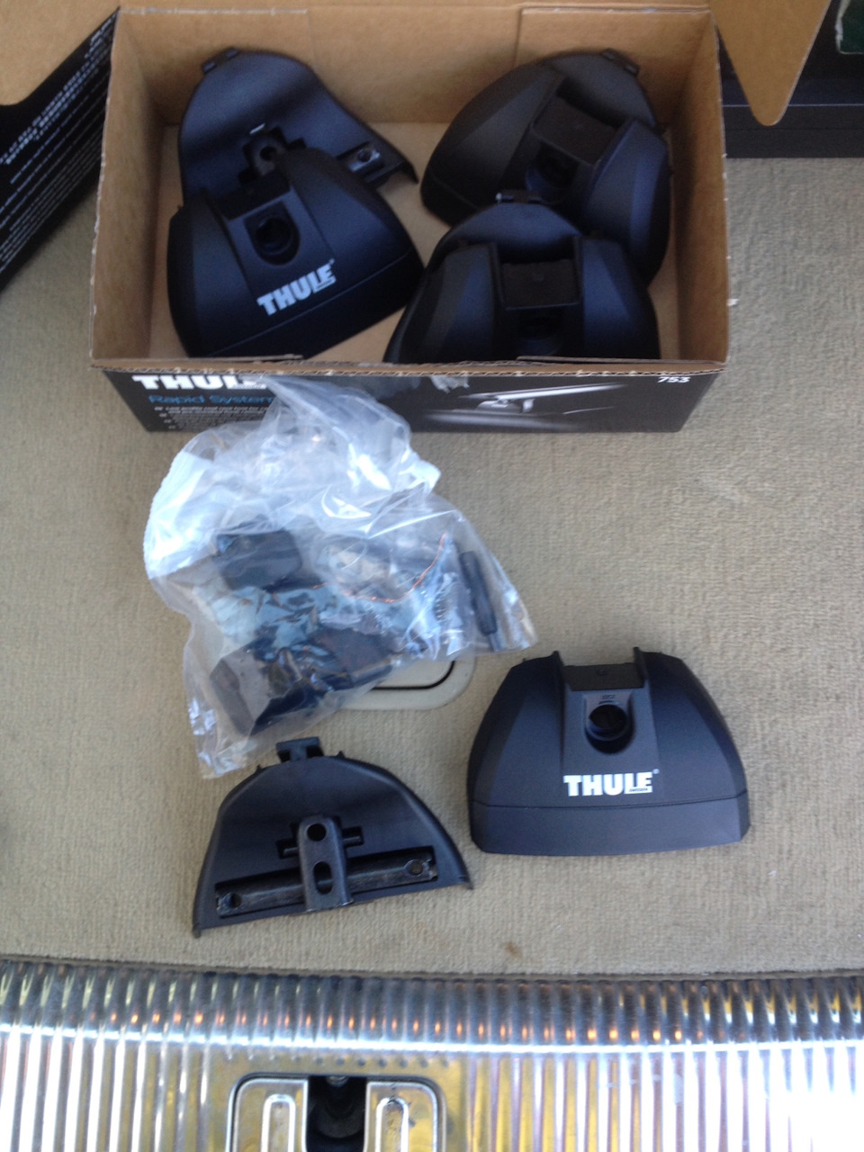 THULE753 Kомплект упоров THULE | Запчасти на DRIVE2
