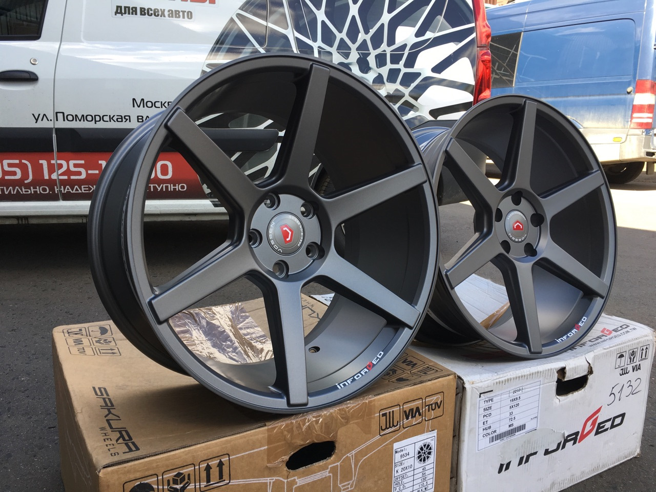 [литье] литые диски inforged IFG-3 в размере 19х8.5/9.5 на японцев/корейцев — Moscow Wheels and ...