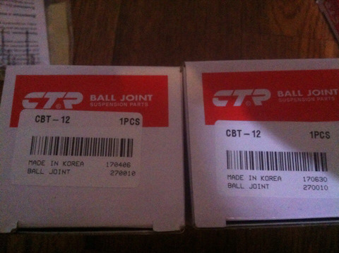 CBT12 Шаровая опора CTR | Запчасти на DRIVE2
