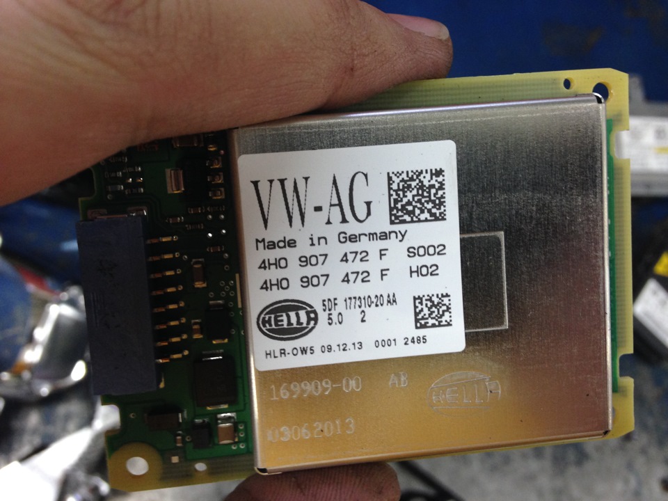 4H0907472F Блок управления дхо фары VAG | Запчасти на DRIVE2