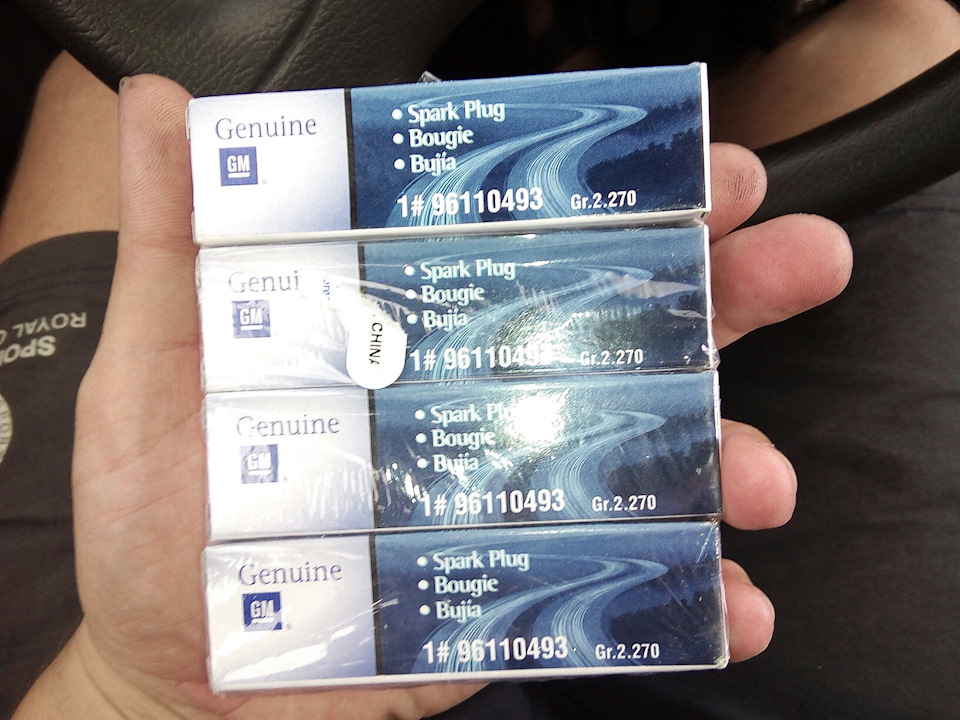 96110493 Свеча зажигания GM | Запчасти на DRIVE2