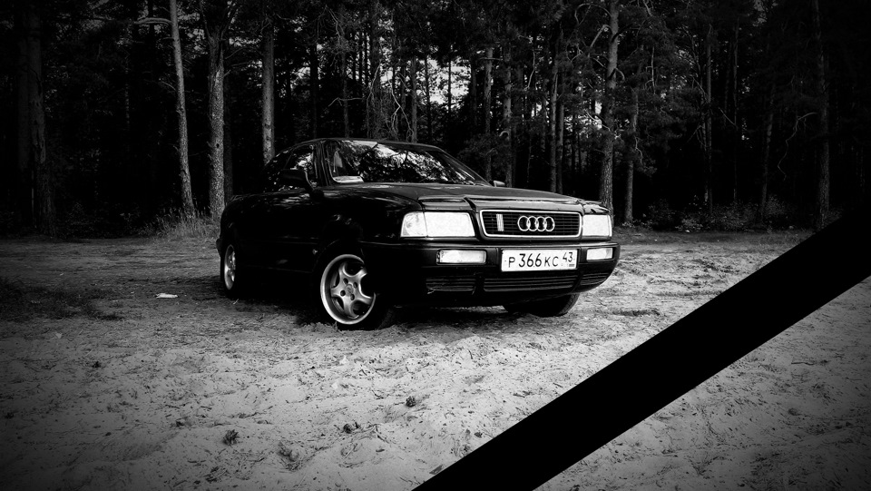 ну вот и всё — Audi 80 B4 2 л 1994 года ДТП Drive2