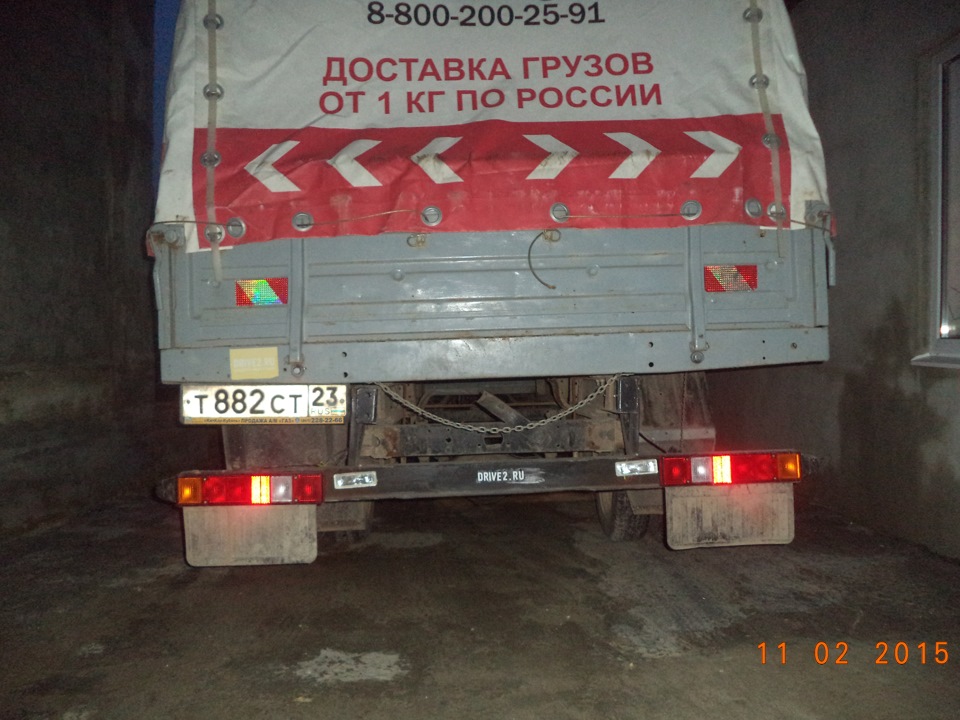 Противотуманки на задний ход — ГАЗ Газель, 2,3 л, 1999 года ...