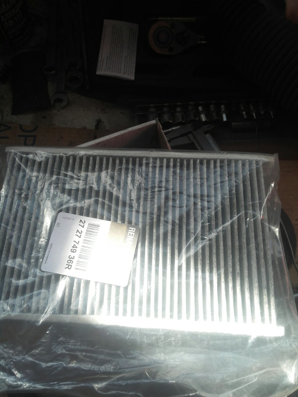 272774936R Фильтр салона RENAULT | Запчасти на DRIVE2