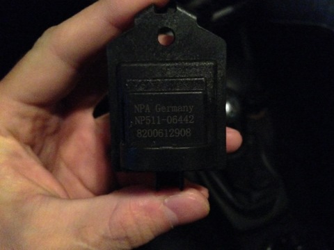 8200612908 Резистор электровентилятора радиатора системы охла RENAULT ...