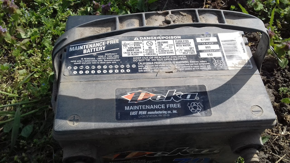 Замена аккумуляторной батареи — Dodge Stratus (2G), 2,4 л, 2004 года ...