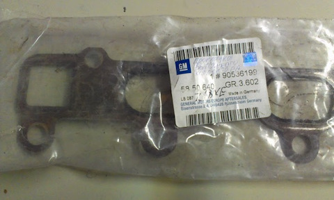 90536199 Прокладка выпускного коллектора GM | Запчасти на DRIVE2