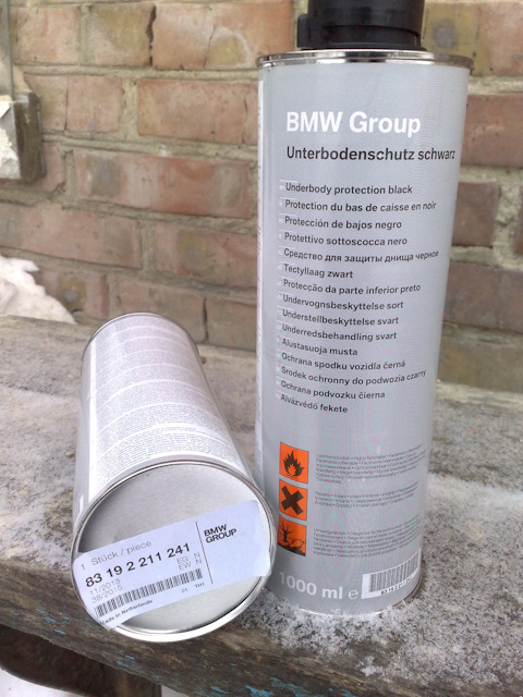 83192211241 Антикоррозийная защита днища кузова BMW | Запчасти на DRIVE2
