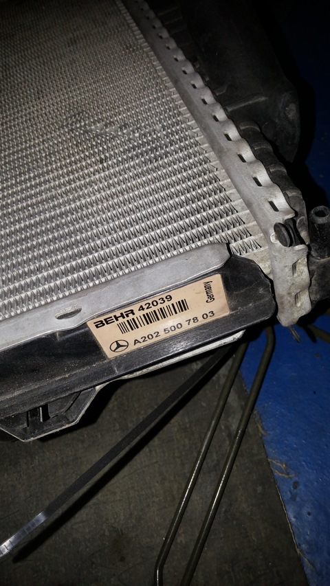 A2025007803 Радиатор MERCEDES | Запчасти на DRIVE2