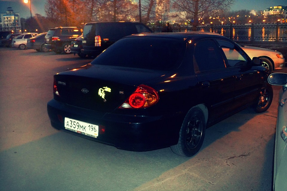 Тонировочка… — KIA Spectra, 1,6 л, 2006 года | стайлинг | DRIVE2