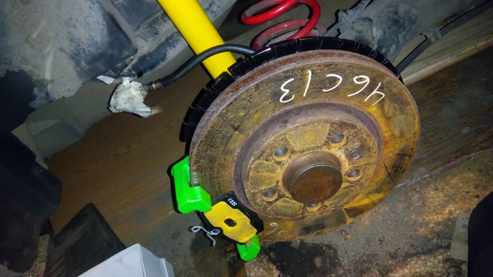 SWAP#8#задние тормоза 256мм RS — Skoda Octavia A4 Mk1, 1,8 л, 1999 года ...