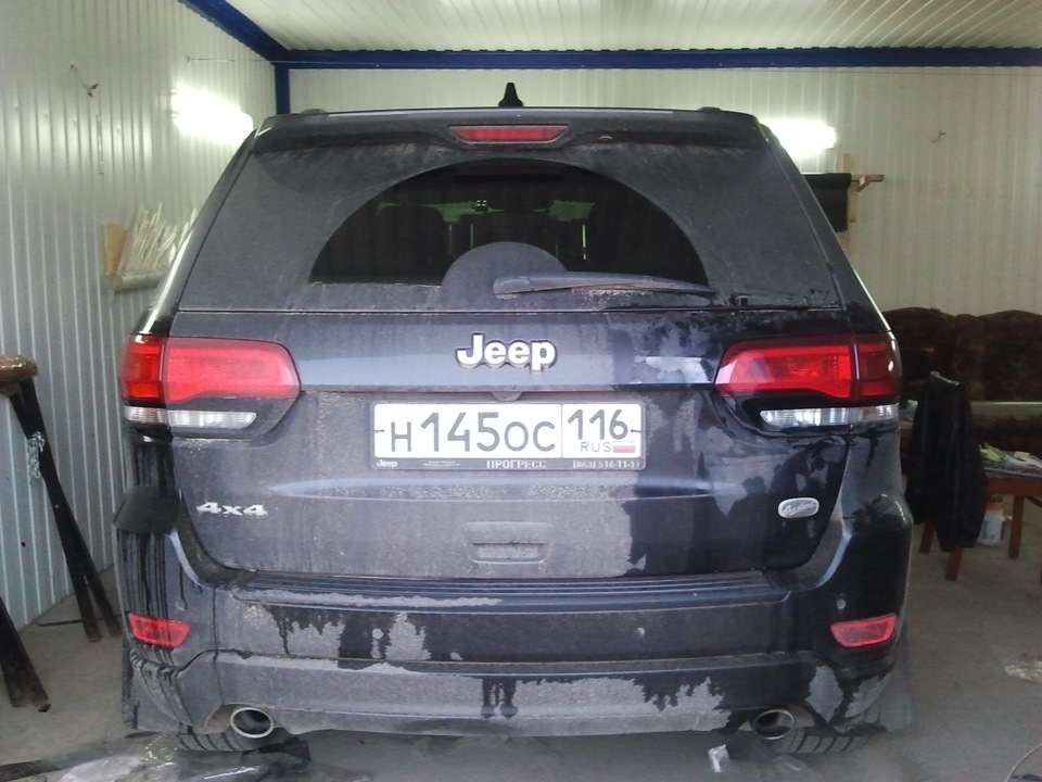 Тонировка фар) — Jeep Grand Cherokee (WK2), 3,6 л, 2013 года | просто ...