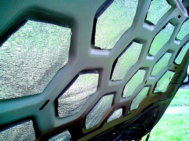 ТЕПЛО-ВИБРО-ШУМОизоляция капота на XC60 — Volvo XC60 (1G), 2,4 л, 2013 ...