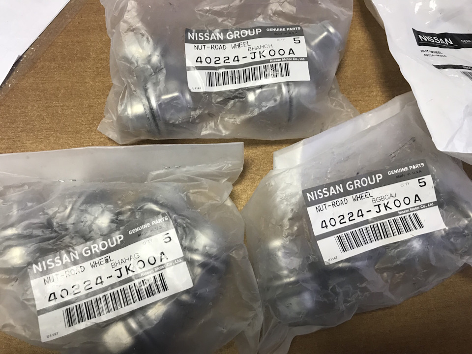 40224JK00A гайка колеса NISSAN INFINITI | Запчасти на DRIVE2