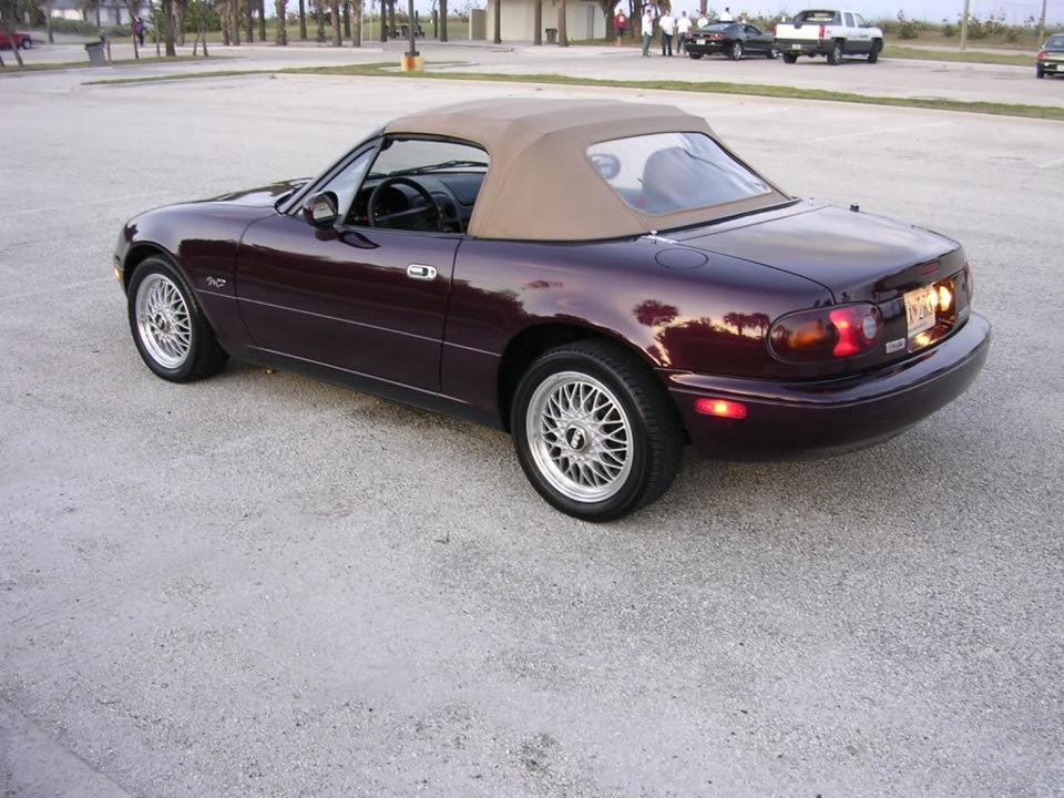 Miata & BBS RM — Mazda MX-5/Miata (NA), 1,8 л, 1995 года | колёсные ...