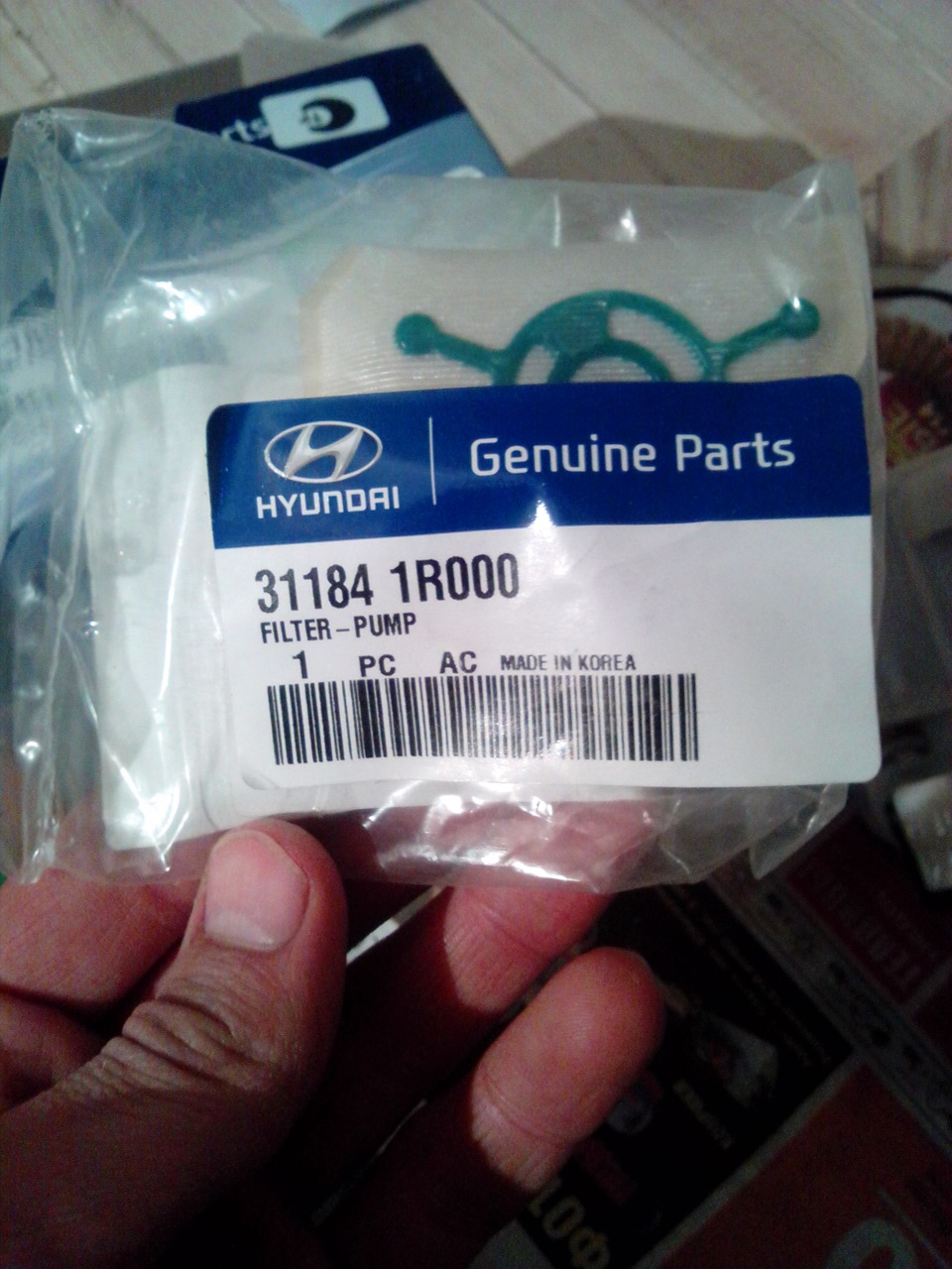 311841R000 ТОПЛИВНЫЙ ФИЛЬТР ДВИГАТЕЛЯ KIA HYUNDAI | Запчасти на DRIVE2