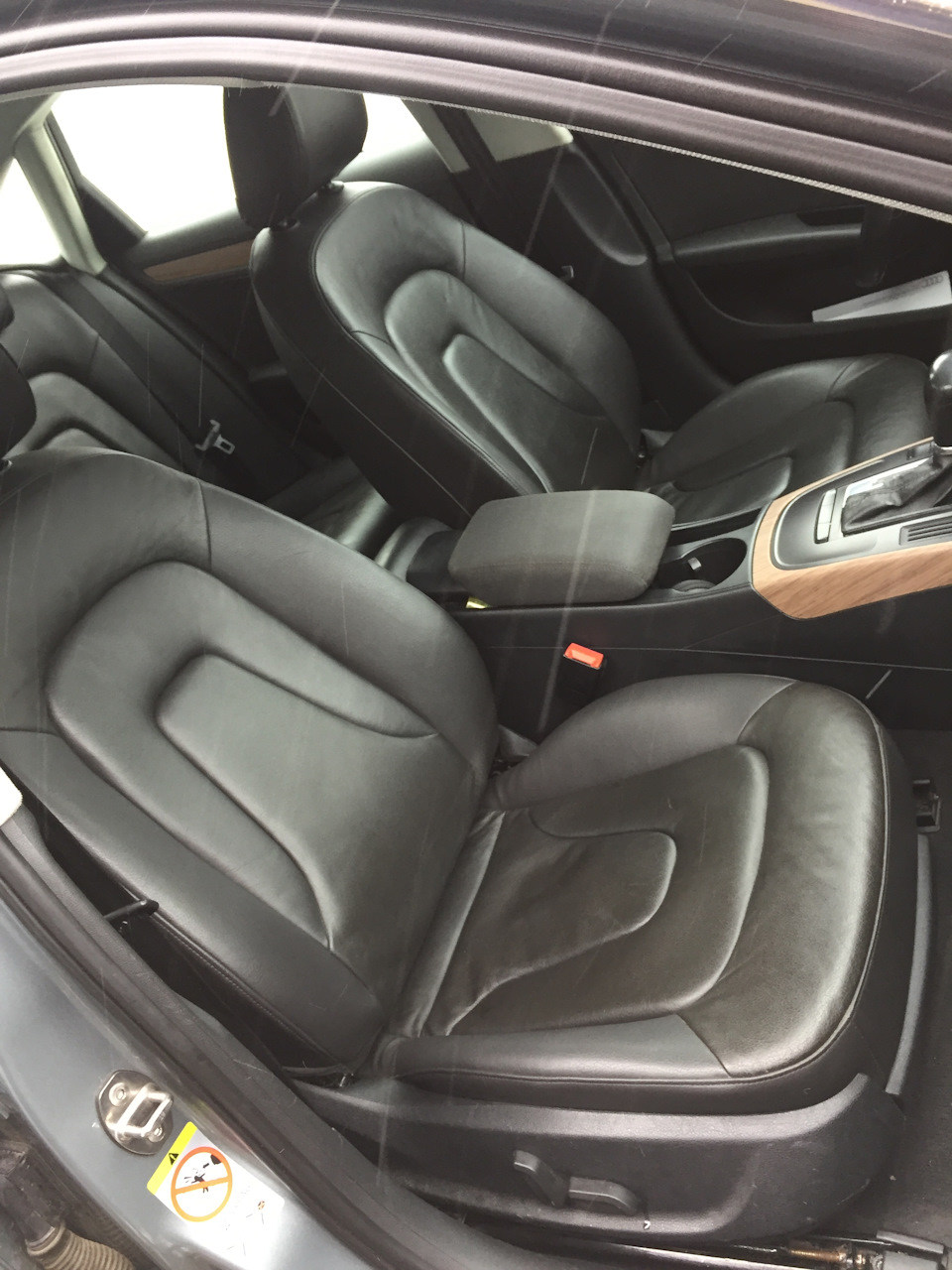 Кожаный электро салон ч.2. Установка передних сидений. — Audi A4 (B8 ...