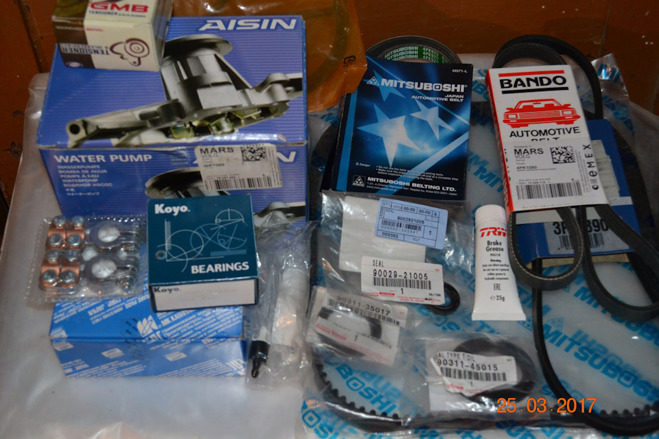 Замена ГРМ — Toyota Mark II (90), 2 л, 1993 года | своими руками | DRIVE2