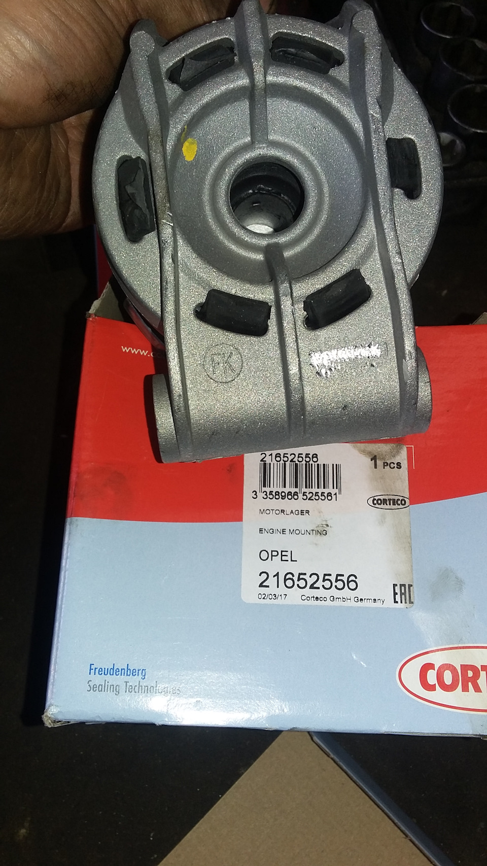 21652556 Опора двигателя CORTECO | Запчасти на DRIVE2