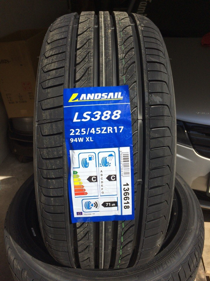 Landsail LS388 225/45/17 94W XL — KIA Cerato (2G), 1,6 л, 2011 года | шины | DRIVE2