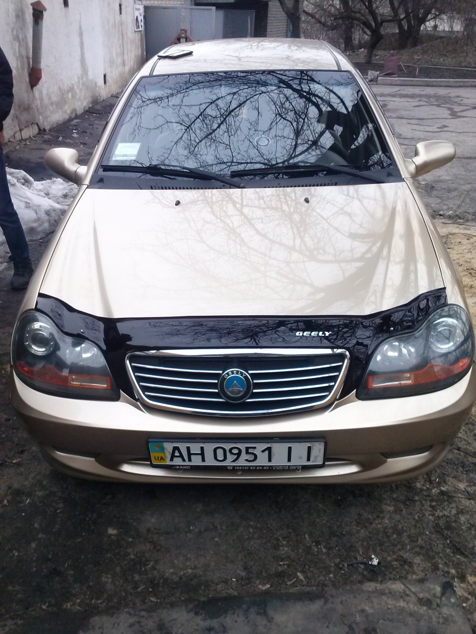Мухобойка — Geely CK, 1,5 л, 2008 года | аксессуары | DRIVE2