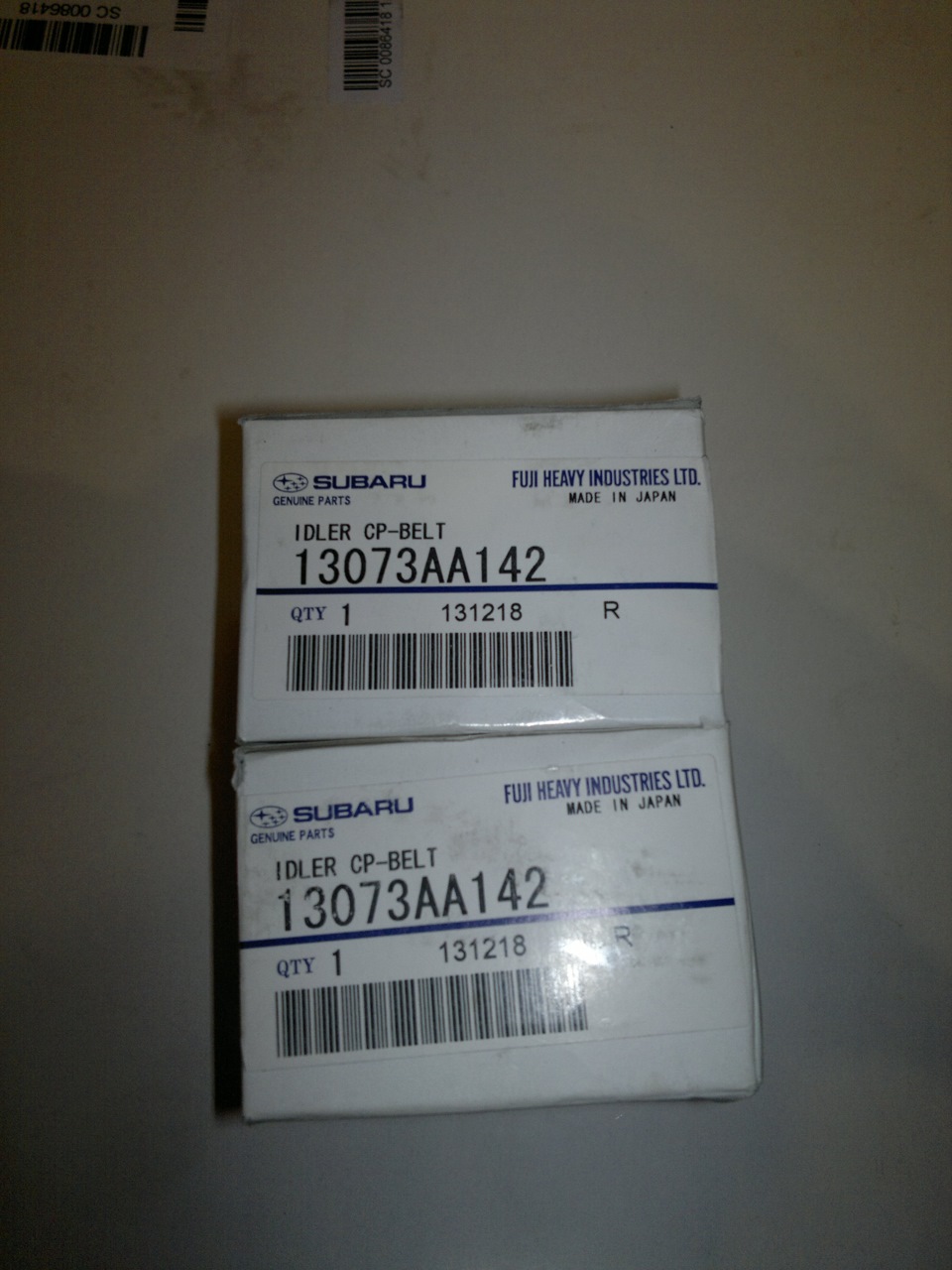 13073AA142 Ролик ГРМ обводной OEM SUBARU | Запчасти на DRIVE2
