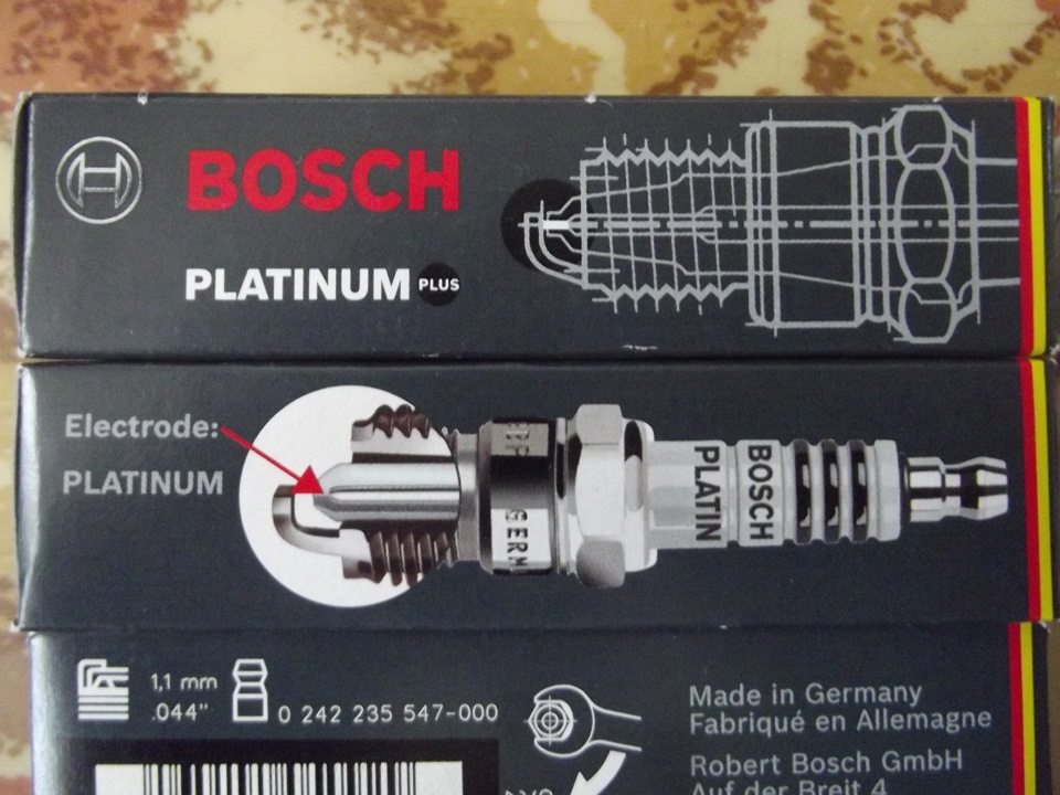 0242235547 СВЕЧА ЗАЖИГАНИЯ FR7DPX (1.1), 1ШТ BOSCH | Запчасти на DRIVE2