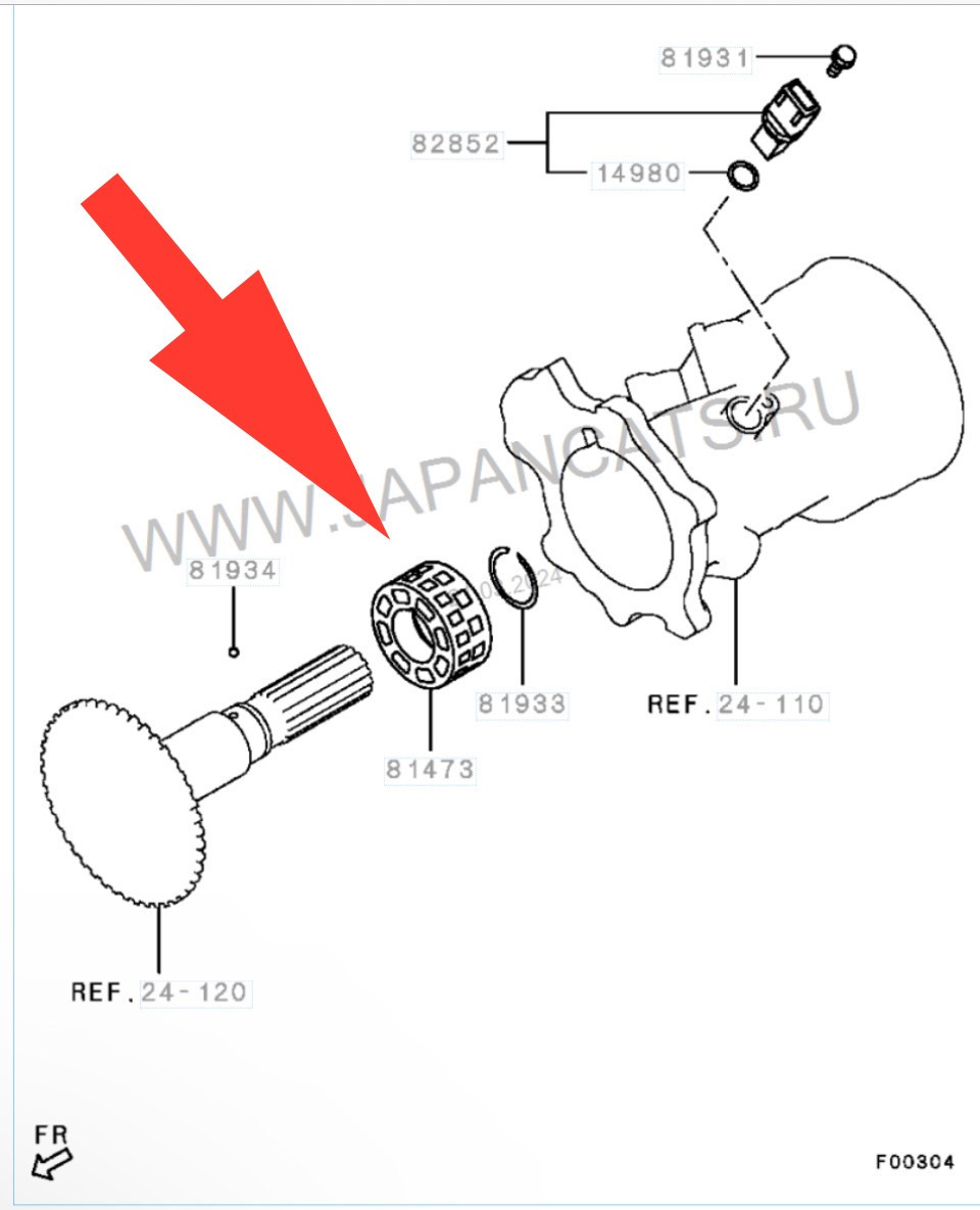 Смена редукторов с 3.917 на 4.300 — Mitsubishi Pajero (4G), 3,2 л, 2007 ...