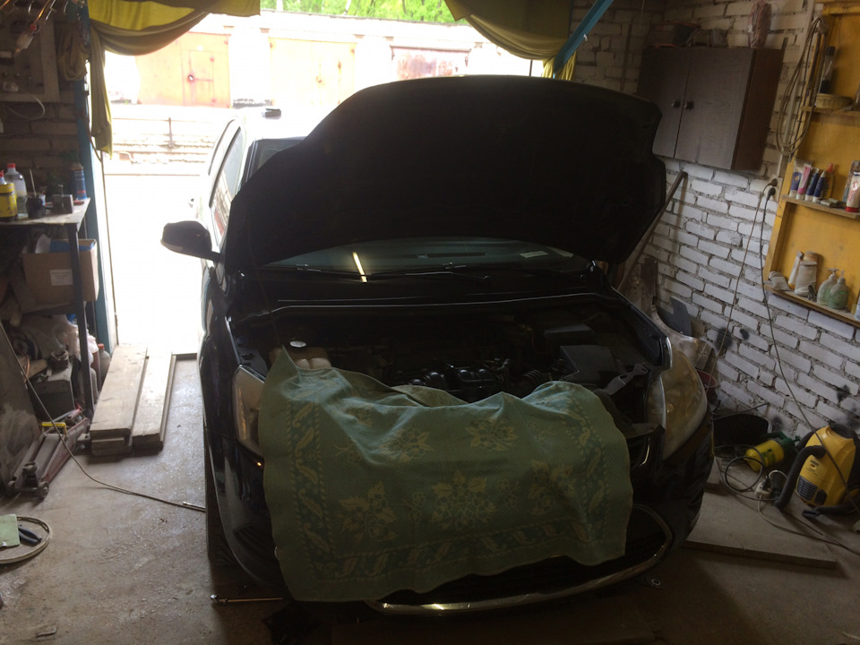 Замена гофры — Ford Focus Hatchback II, 1,6 л, 2008 года | визит на ...