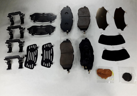 26296VA000 Комплект тормозных колодок. Передняя ось SUBARU | Запчасти ...