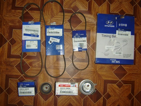 2481023050 ШКИВ НАТЯЖИТЕЛЯ РЕМНЯ ГРМ KIA HYUNDAI | Запчасти на DRIVE2