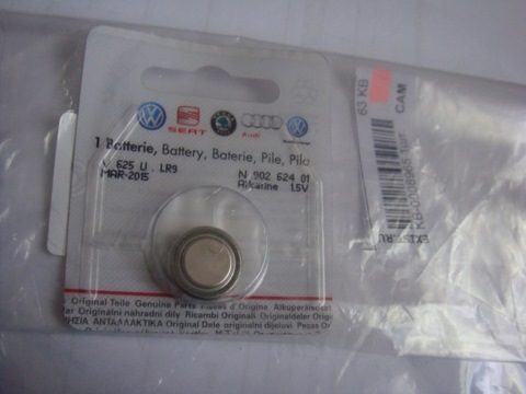 N90262401 Батарейка в ключ зажигания VAG | Запчасти на DRIVE2