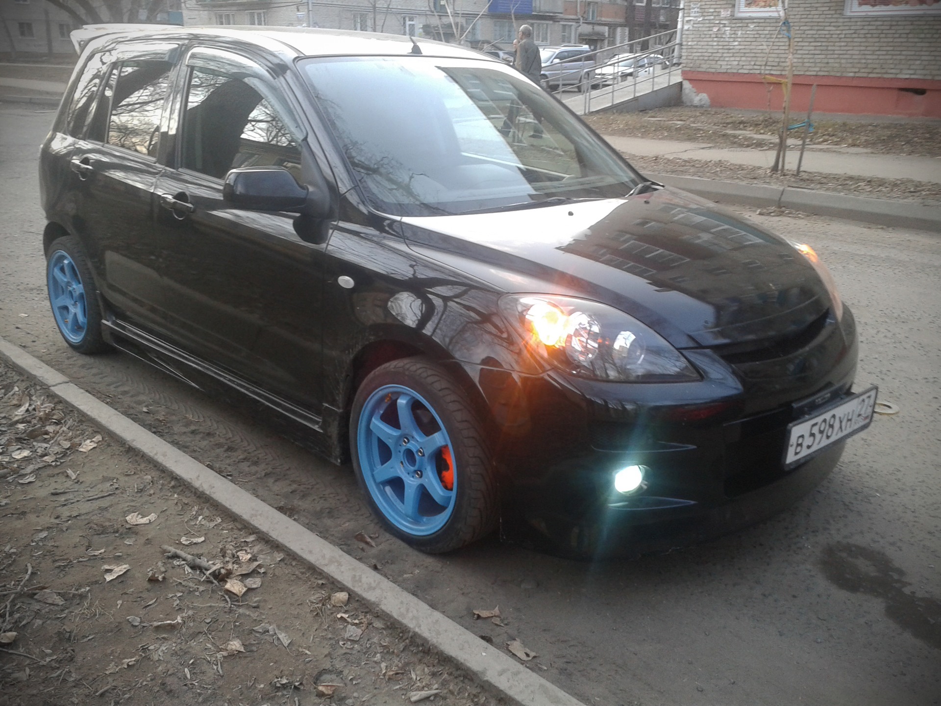 Выхлоп Kakimoto GTbox x2 — Mazda Demio (2G), 1,5 л, 2005 года | тюнинг ...