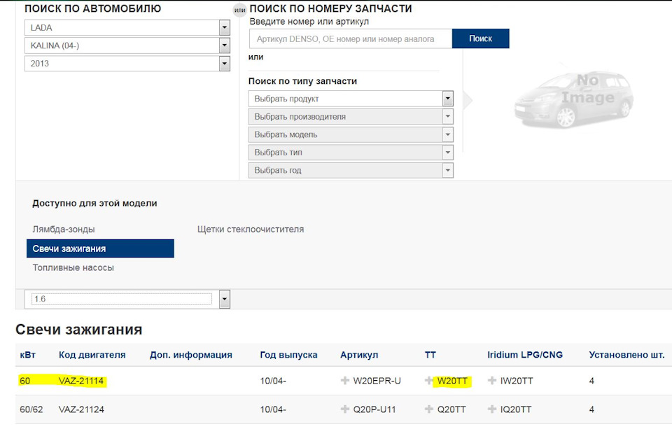 IQ20TT Свечи зажигания DENSO | Запчасти на DRIVE2