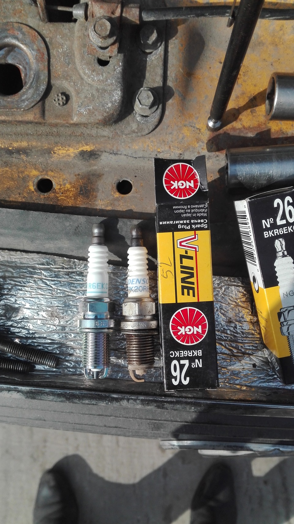 BKR6EKC Свеча зажигания 2848 NGK | Запчасти на DRIVE2