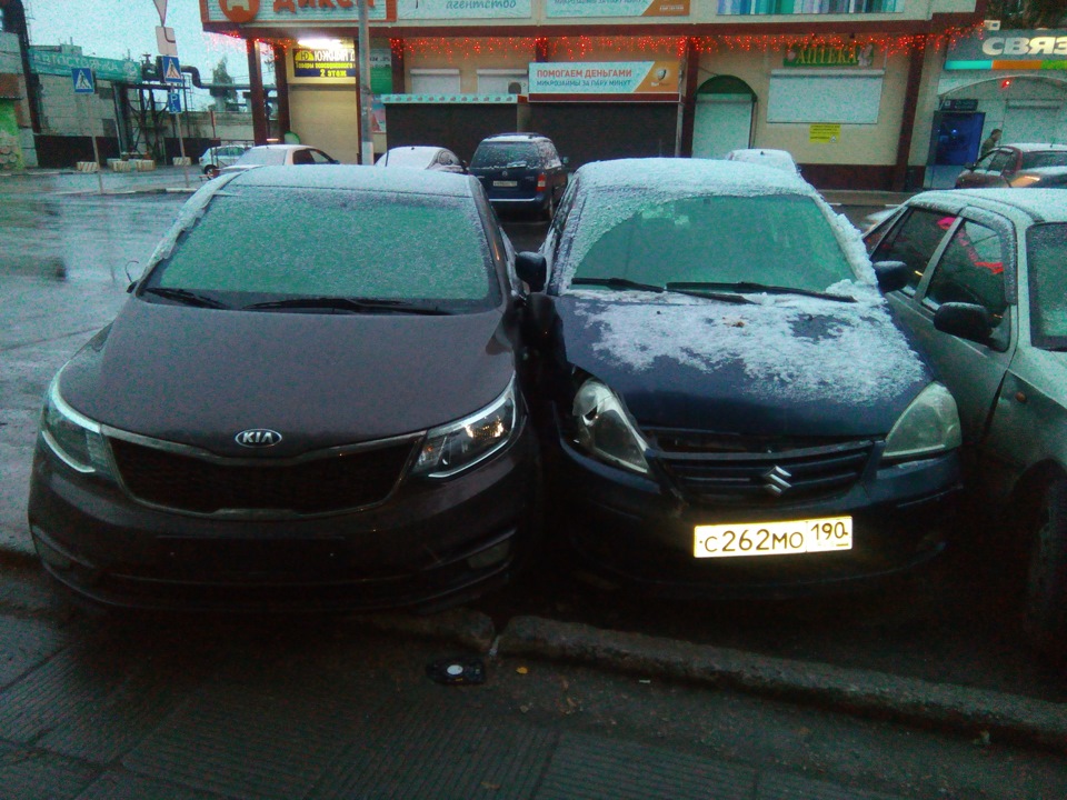 Печалька у меня — Suzuki Liana, 1,6 л, 2005 года | ДТП | DRIVE2