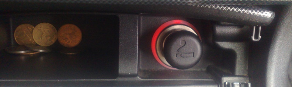 Подсветка прикуривателя и AUX с VIDEO . — Mitsubishi Lancer X, 2,4 л ...