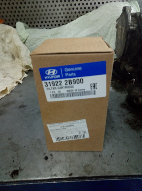 319222B900 Фильтр топливный (дизель) KIA HYUNDAI | Запчасти на DRIVE2