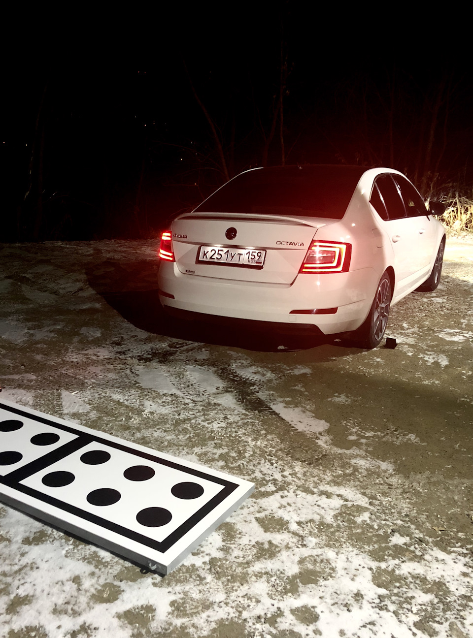 Камера с траекторией и омывайкой установлена — Skoda Octavia A7 Mk3, 1 ...
