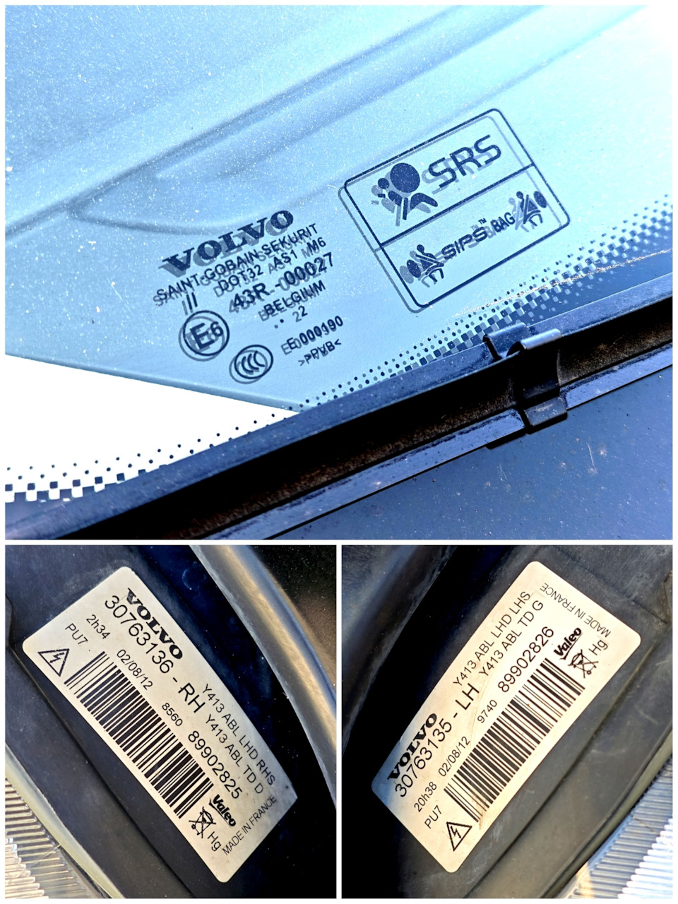 30763136 Основная фара, справа Volvo | Запчасти на DRIVE2