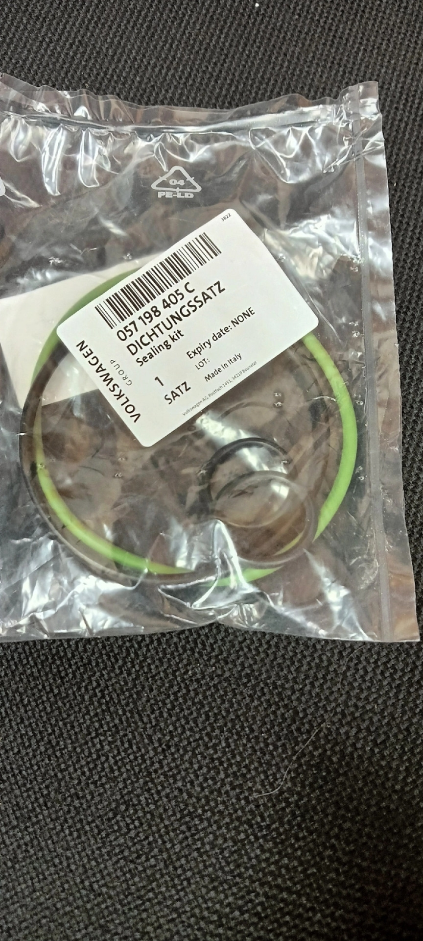 057198405C Комплект прокладок д VAG | Запчасти на DRIVE2