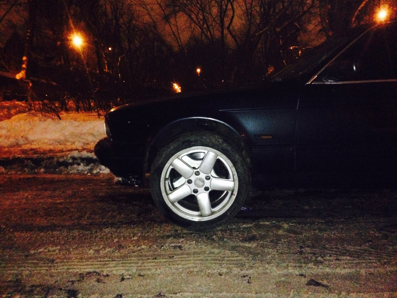 Прикупил себе разноширокие RH X-RAD — BMW 5 series (E34), 2,5 л, 1995 ...