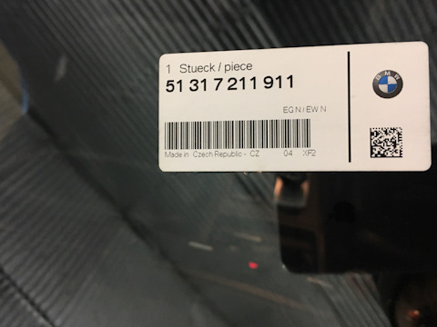 51317211911 Лобовое стекло зел. датч.интенс.дождя BMW | Запчасти на DRIVE2