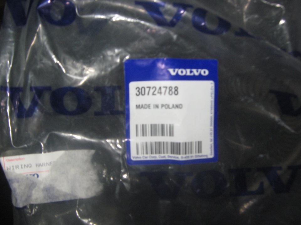 30724788 кабельный жгут Volvo | Запчасти на DRIVE2